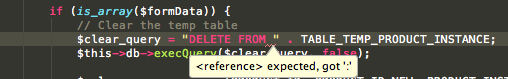 Phpstorm How To Disable This Sql Inspection Error And How To Embed Sql